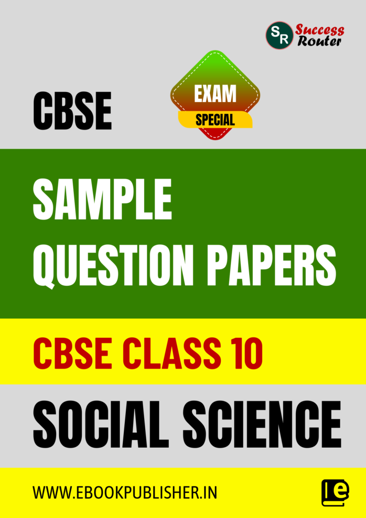 CBSE Sample Question Papers Class 10 Social Science Book (For Board ...