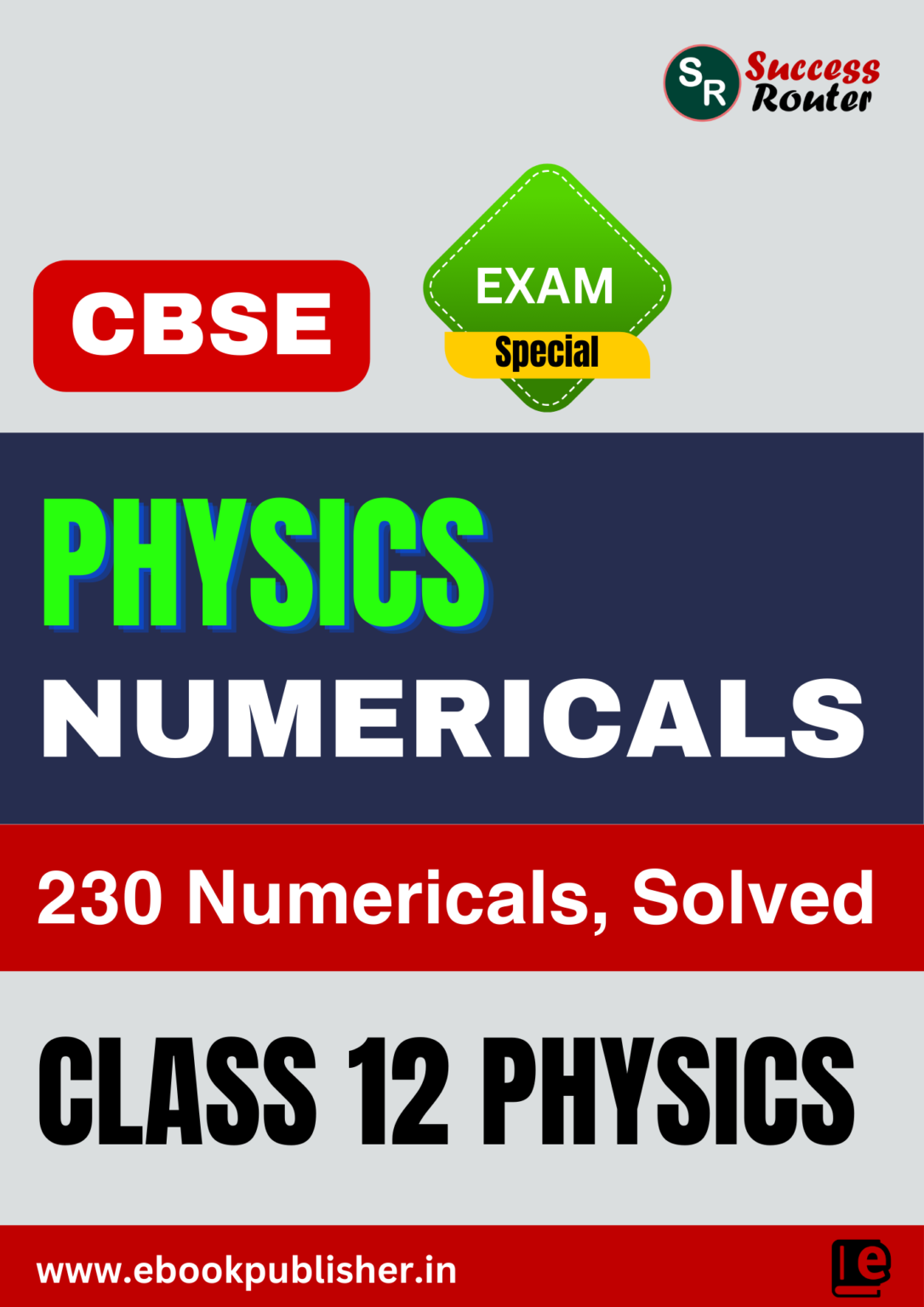 CBSE Important Numericals Class 12 Physics BOARD Exams - ebookpublisher.in